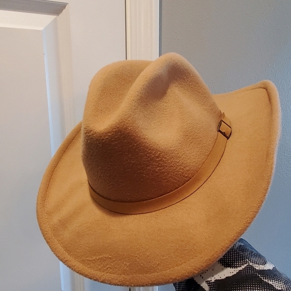 Accessories | Cowboy Hat Tan Color One Size Drawstring Can Be Reshaped ...